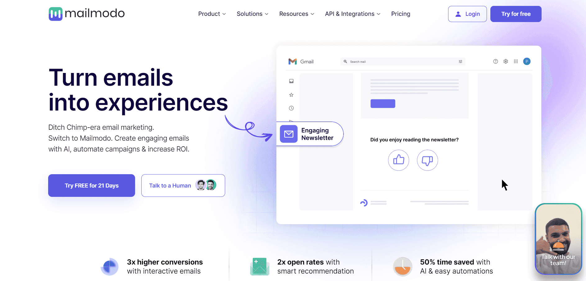 Mailmodo - AI Universe Explorer